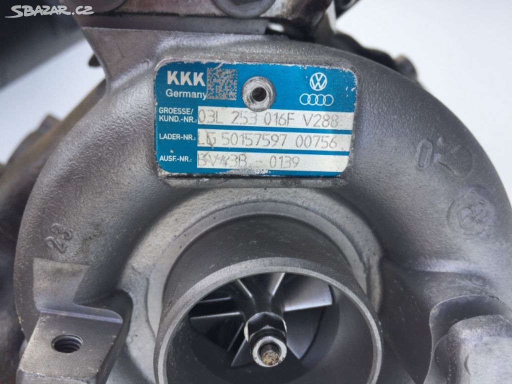 03L253016F TURBO REPAS COMMON RAIL KKK 2.0TDI - Uherské Hradiště ...