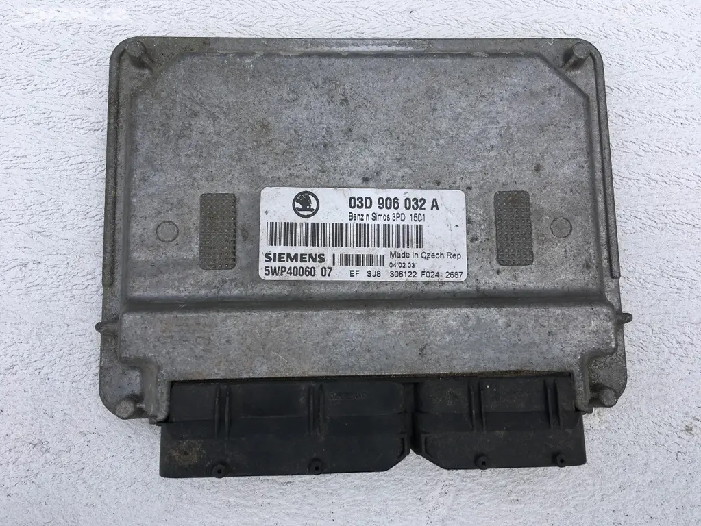 jednotka motoru Škoda Fabia 1,2 HTP 03D906032A - Slaný, Lotouš - Bazar ...