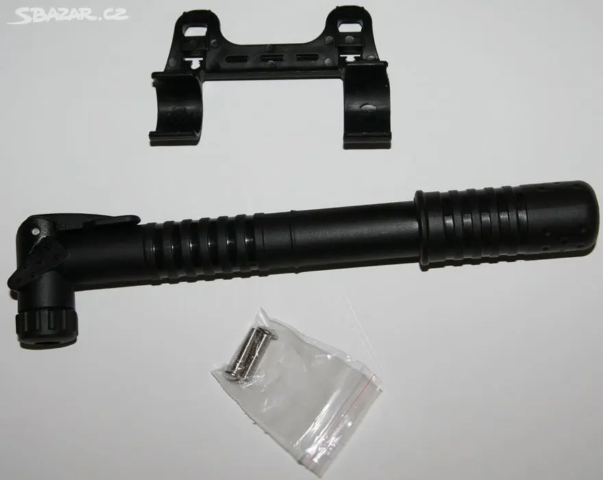 Cyklistická pumpa na autoventilek s držákem černá - Ostopovice - Bazar ...