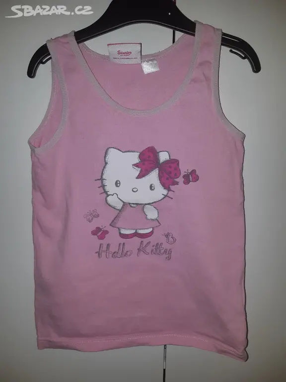 Tílko hello kitty sv.růžové - Hradec Králové - Bazar - Sbazar.cz