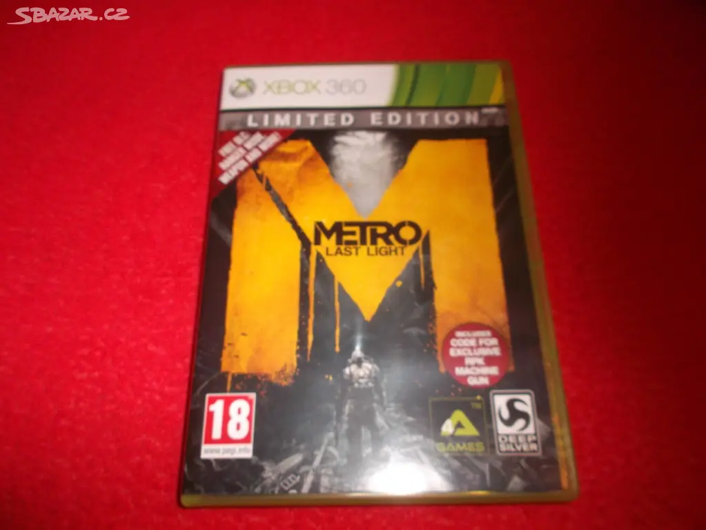 Prodám hru na Xbox 360 Metro Last Light - Jindřichův Hradec - Bazar ...