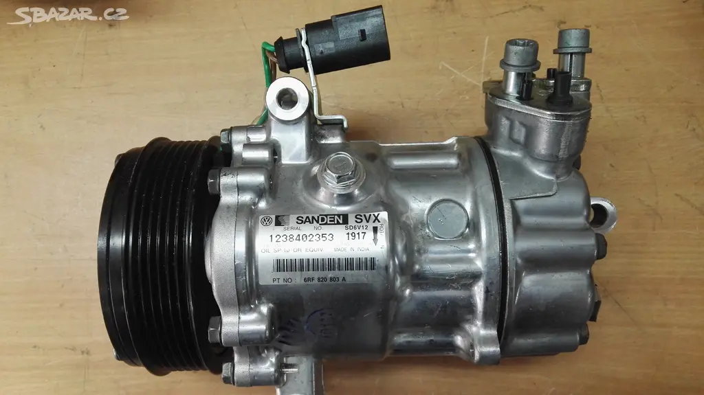 KOMPRESOR KLIMATIZACE FABIA 2 6RF820803A - Chotěboř - Bazar - Sbazar.cz