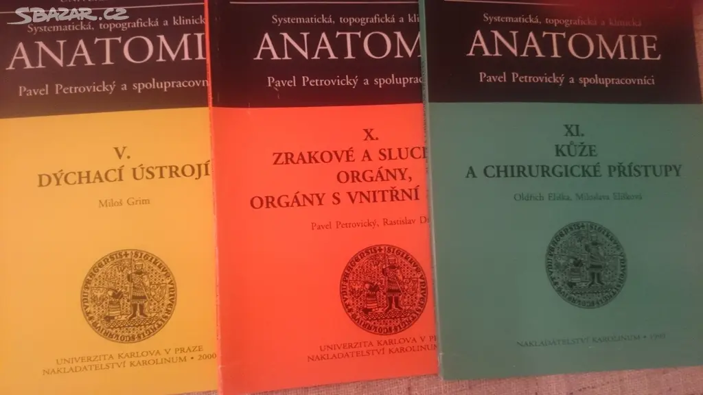 Anatomie skripta pro studenty lékařské fakulty - Brno-město - Bazar - Sbazar.cz
