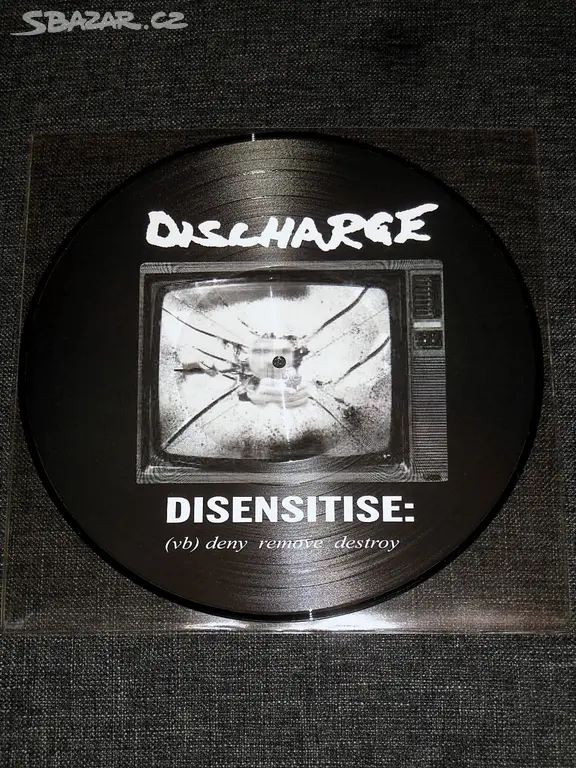 LP picture vinyl Discharge - Disensitise (2009). - Most - Bazar - Sbazar.cz