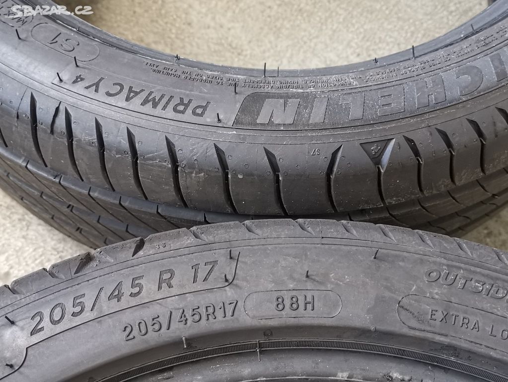 Nové letní pneu 205-45-17 R17 R pneumatiky - Traplice, Uherské Hradiště ...