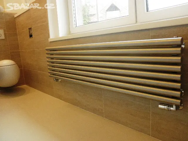 KOUPELNOVÝ RADIÁTOR inox 390-1800 NOVÝ Nerez - Břeclav - Bazar - Sbazar.cz