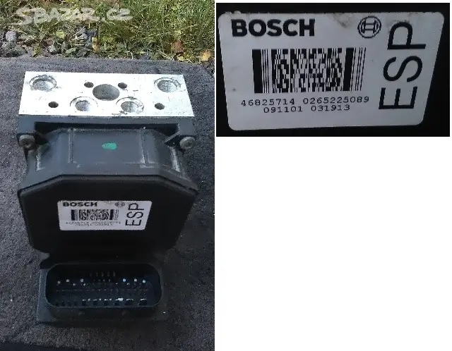 Fiat Stilo jednotka pumpa ABS ESP ASR - Rychnov nad Kněžnou - Bazar - Sbazar.cz