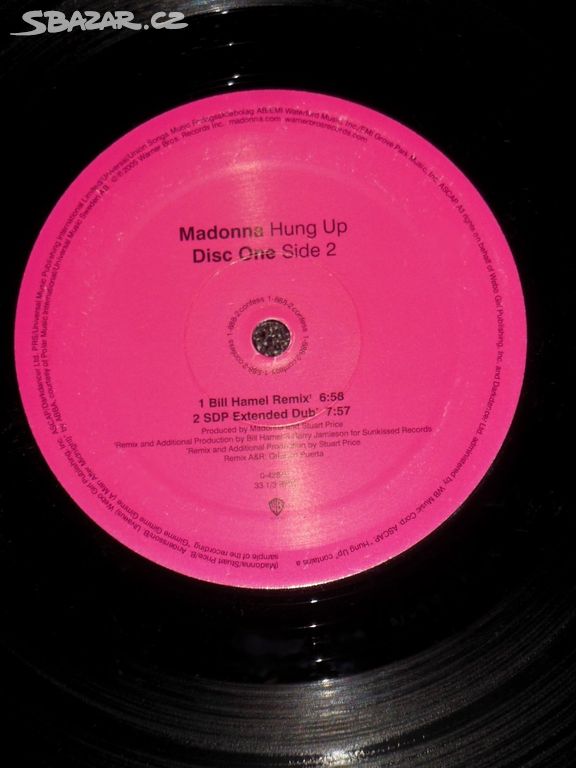 2x 12" maxi singl Madonna Hung Up (2005). - Most - Sbazar.cz