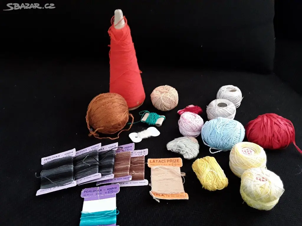 Retro perlovka a příze a retro látací příze. - Jindřichův Hradec ...