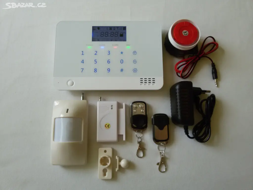 Bezdrátový GSM alarm O2 SECURITY ( český jazyk ) - Liberec - Bazar - Sbazar.cz