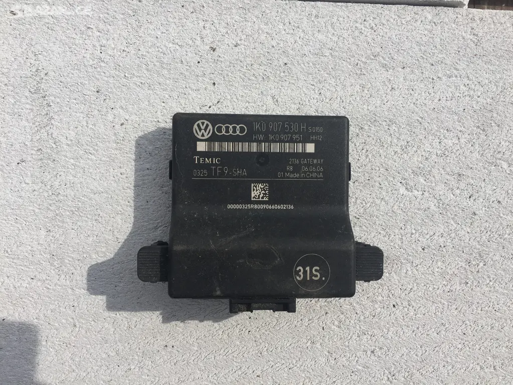 Jednotka Gateway, sběrnice dat 1K0907530H - Slaný, část obce Lotouš ...