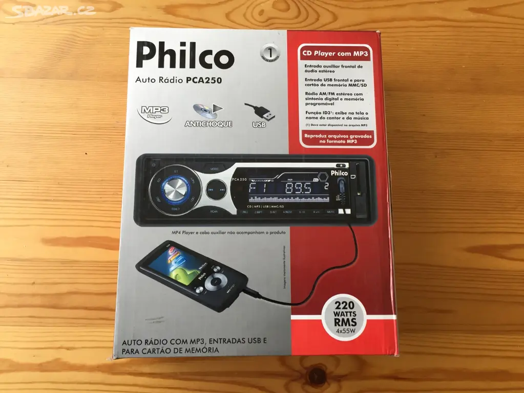 Philco PCA 250, autorádio, nové, 1ks - Sušice - Bazar - Sbazar.cz