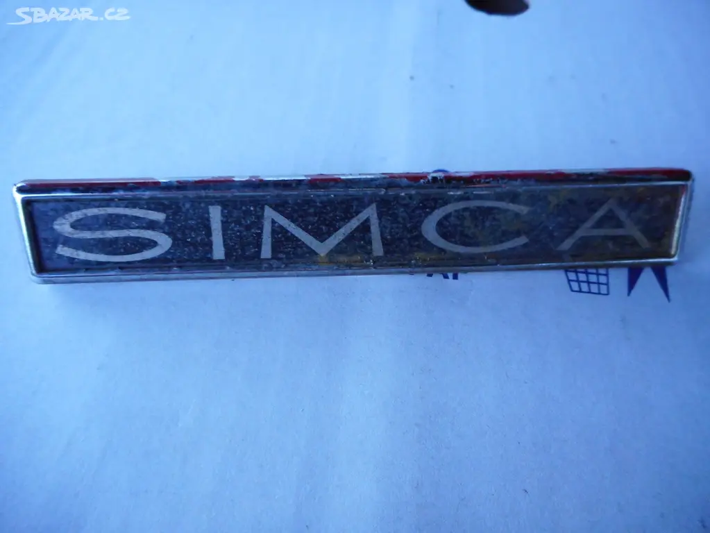 Simca 1301 Special nápis na přední kapotu - Kralupy nad Vltavou - Bazar ...