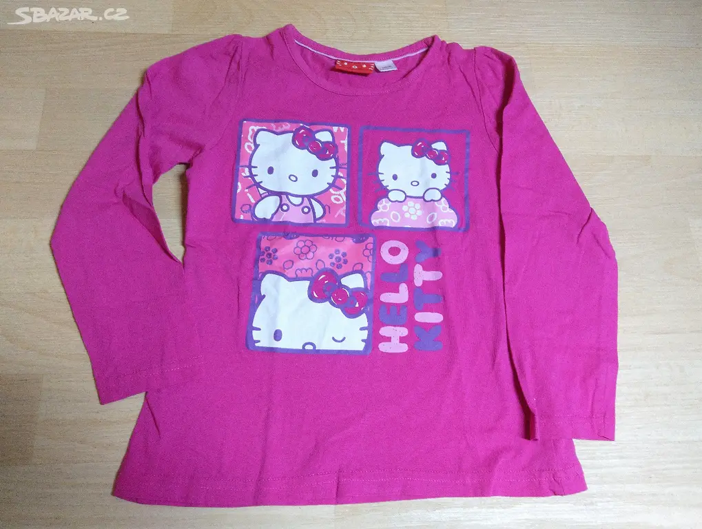 Tričko s dl. růžové Hello Kitty - Praha, Střížkov - Bazar - Sbazar.cz