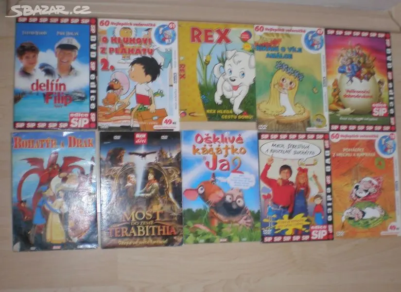 DVD pro děti - Praha - Bazar - Sbazar.cz