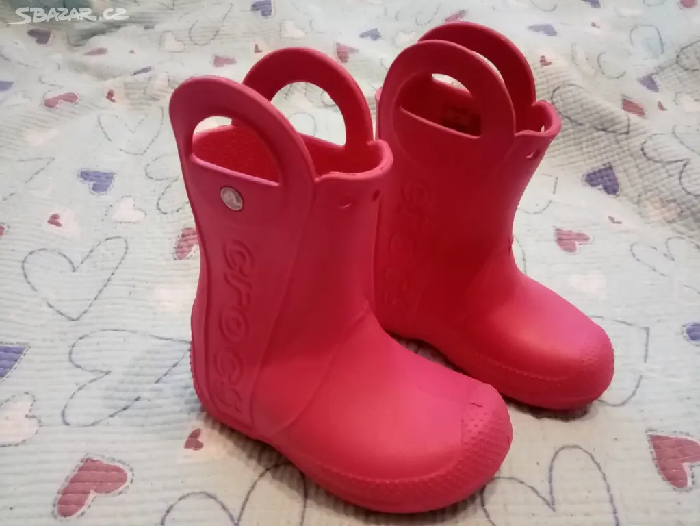 25 26 Crocs gumáky gumáčky holínky holiny - Praha - Bazar - Sbazar.cz