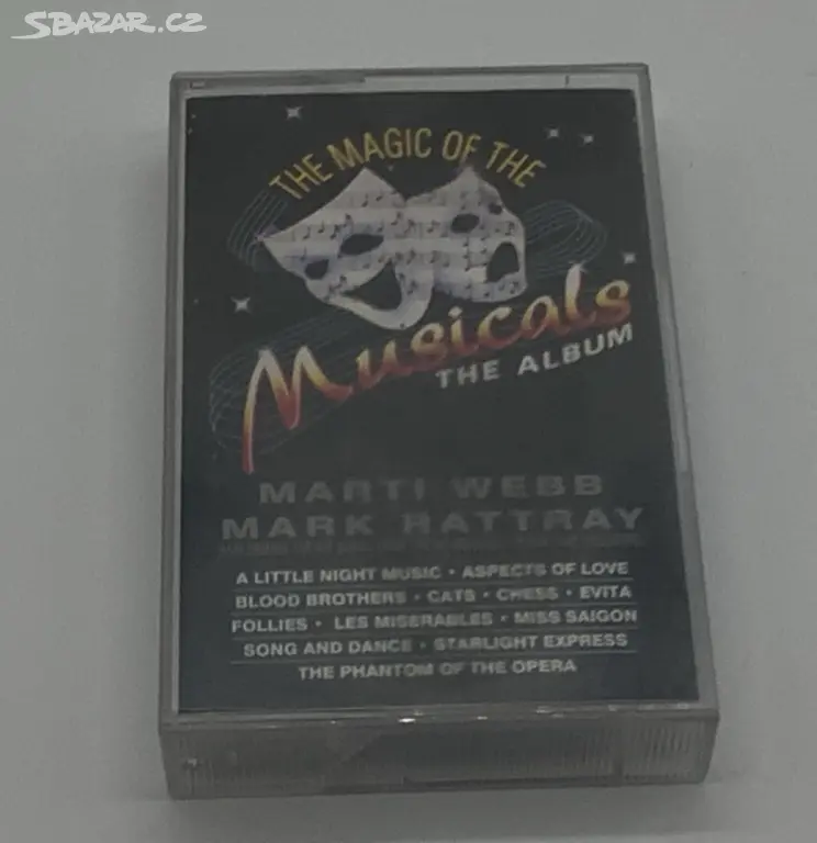 Stará audiokazeta Kouzlo muzikálů Webb a Rattray - Karlovy Vary - Bazar ...
