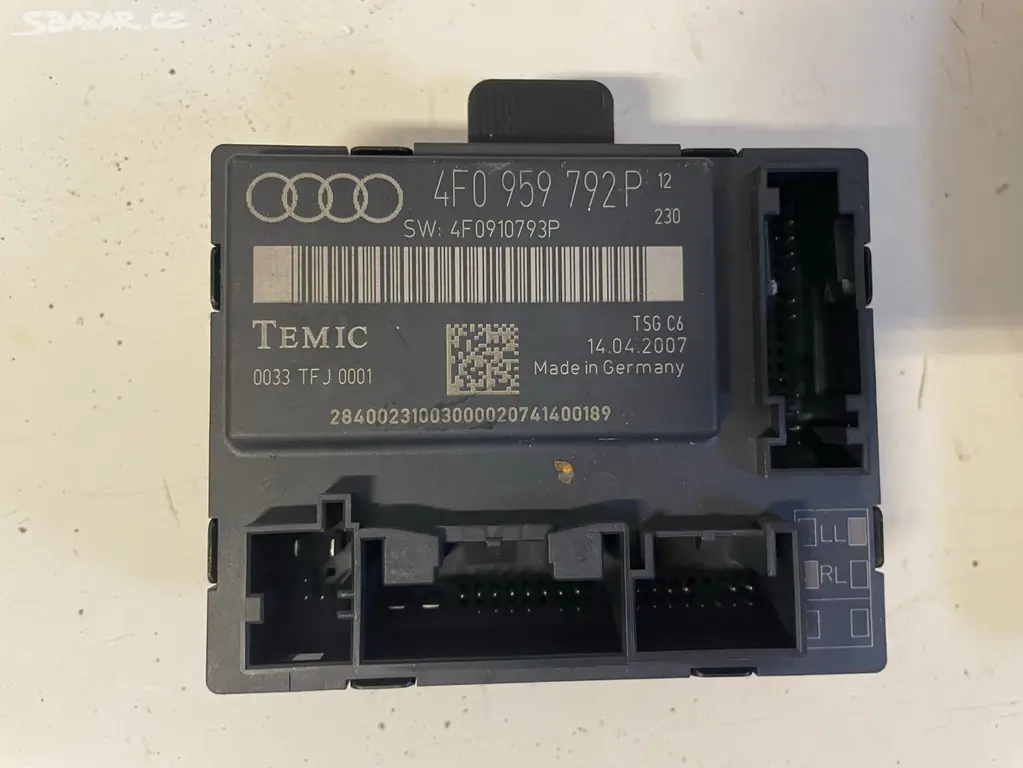 Modul dveří AUDI A6 4F0 4F0959792P - Slaný, Lotouš - Bazar - Sbazar.cz