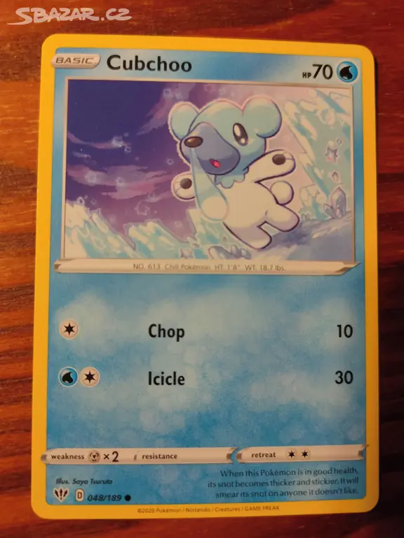 Pokémon - Cubchoo - Praha - Bazar - Sbazar.cz
