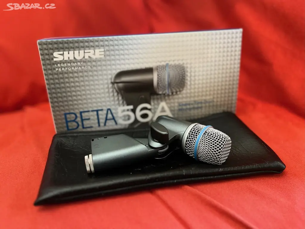 Shure Beta 56A - Skvělý na virbl, kotle a aparáty - Roztoky - Bazar - Sbazar.cz