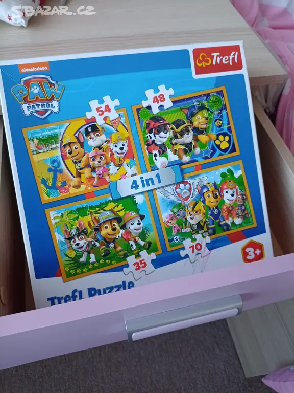 Puzzle 4v1 Tlapková patrola - Praha - Bazar - Sbazar.cz