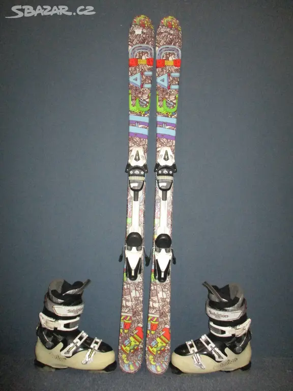 Juniorské lyže HEAD MOJO 137cm + Lyžáky 26cm, SUP - Pardubice - Bazar ...