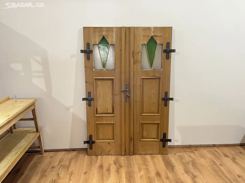 Staré dveře - Vítězná, Huntířov - Bazar - Sbazar.cz