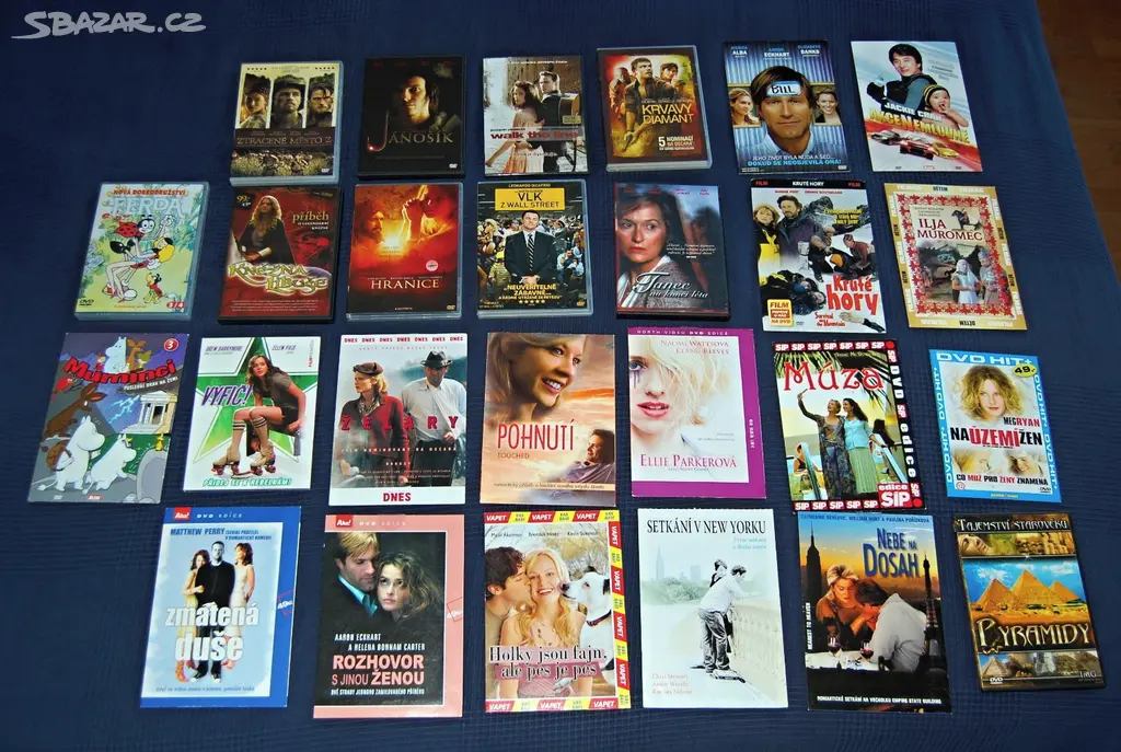 sada originálních DVD ( filmy ) č.1 - Šestajovice - Bazar - Sbazar.cz