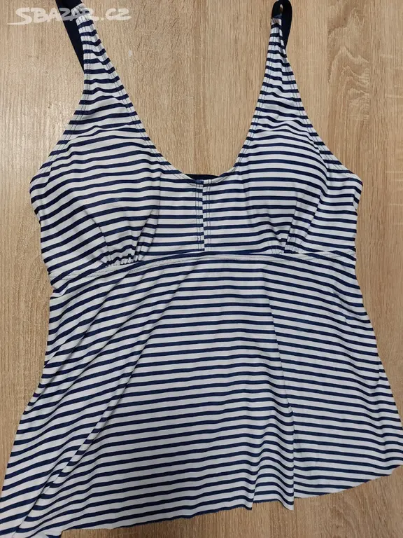 Pruhované tankini XXL - Dolní Břežany - Bazar - Sbazar.cz