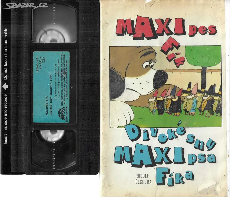 maxi pes fík divoké sny maxi psa fíka vhs - Praha - Bazar - Sbazar.cz