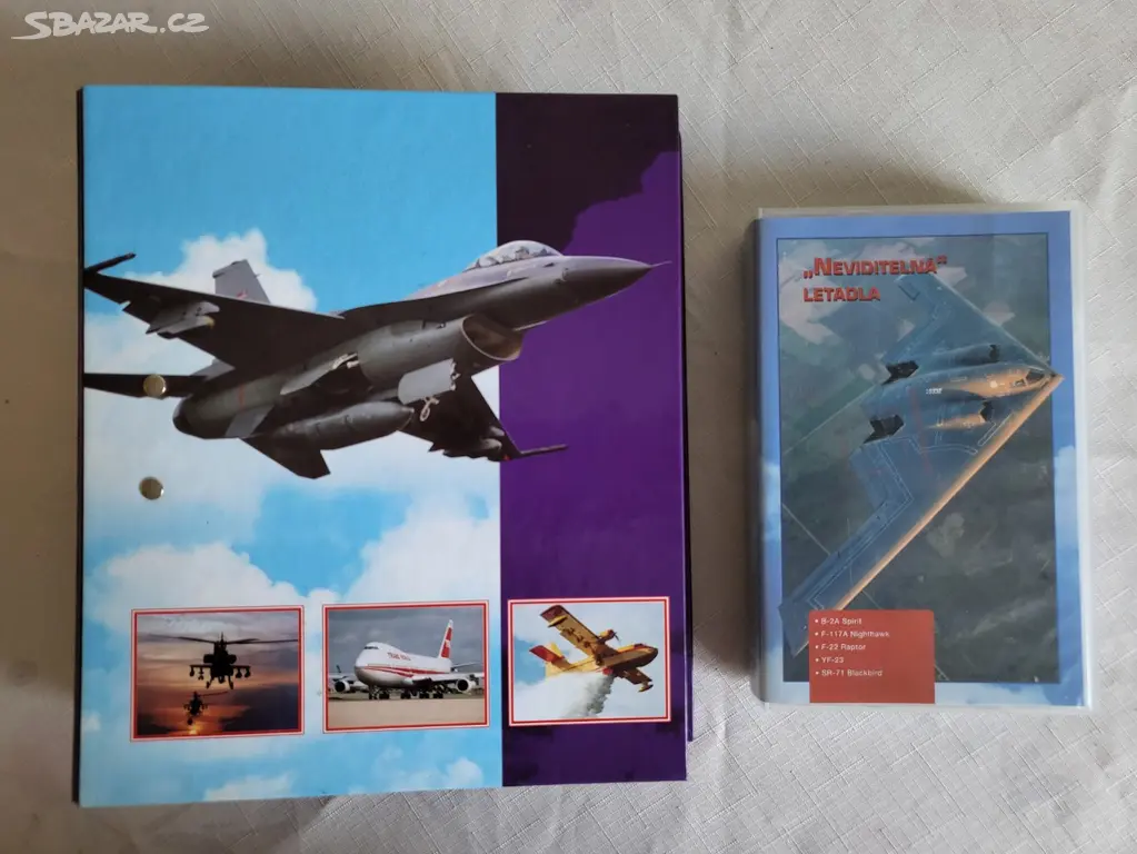 Encyklopedie letadel + VHS - Letadla... - Česká Lípa - Bazar - Sbazar.cz