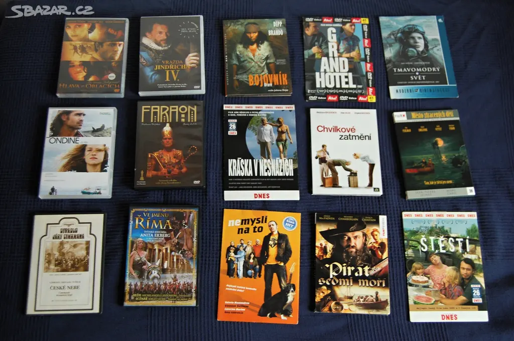 sada originálních DVD ( filmy ) č.4 - Šestajovice - Bazar - Sbazar.cz