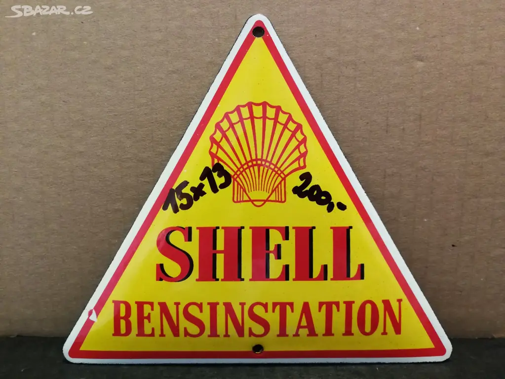 Znak Shell, Gulf a Esso - Pňov-Předhradí, Předhradí - Bazar - Sbazar.cz