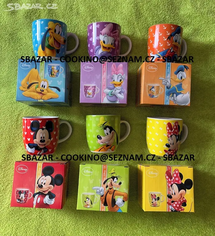 NOVÉ Disney Billa sběratelské hrníčky hrnek - Tišnov - Bazar - Sbazar.cz