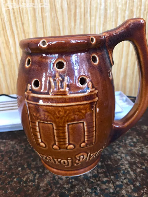 Keramický krýgl na pivo - Vojkovice - Bazar - Sbazar.cz