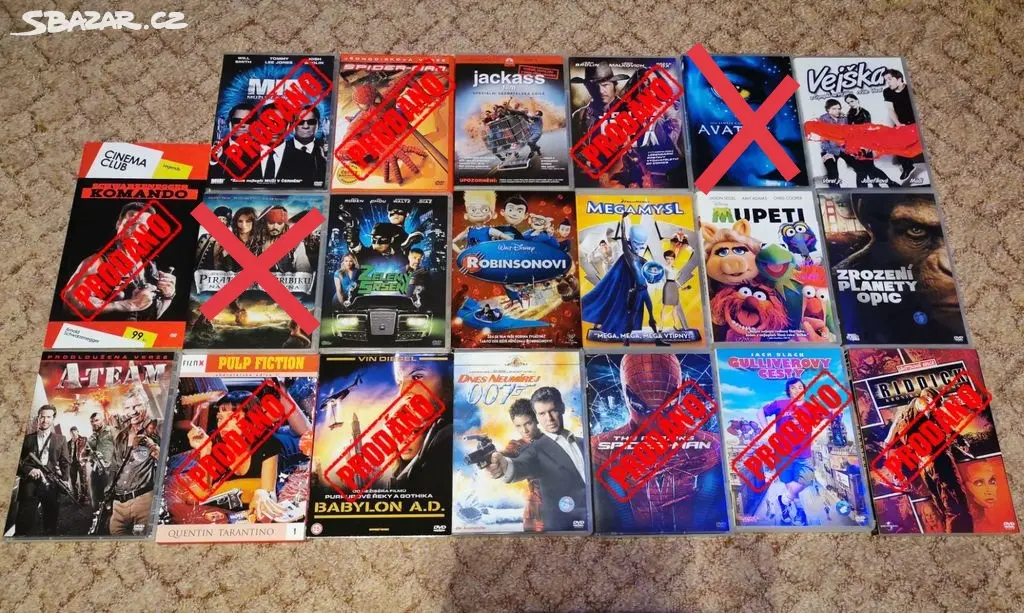 DVD filmy - Praha - Bazar - Sbazar.cz
