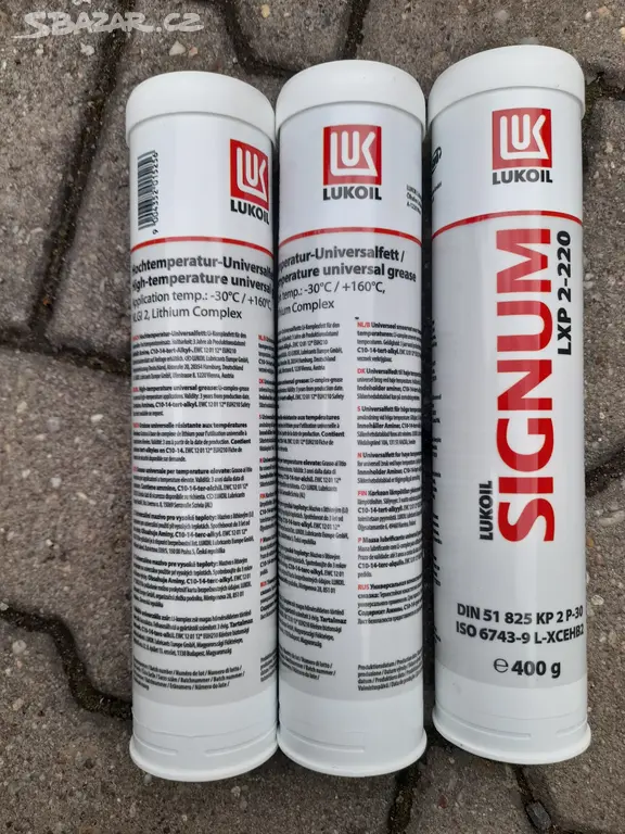 mazivo Lukoil EPX2 kartuše 400g +5kg +18kg balení - Pardubice - Bazar ...