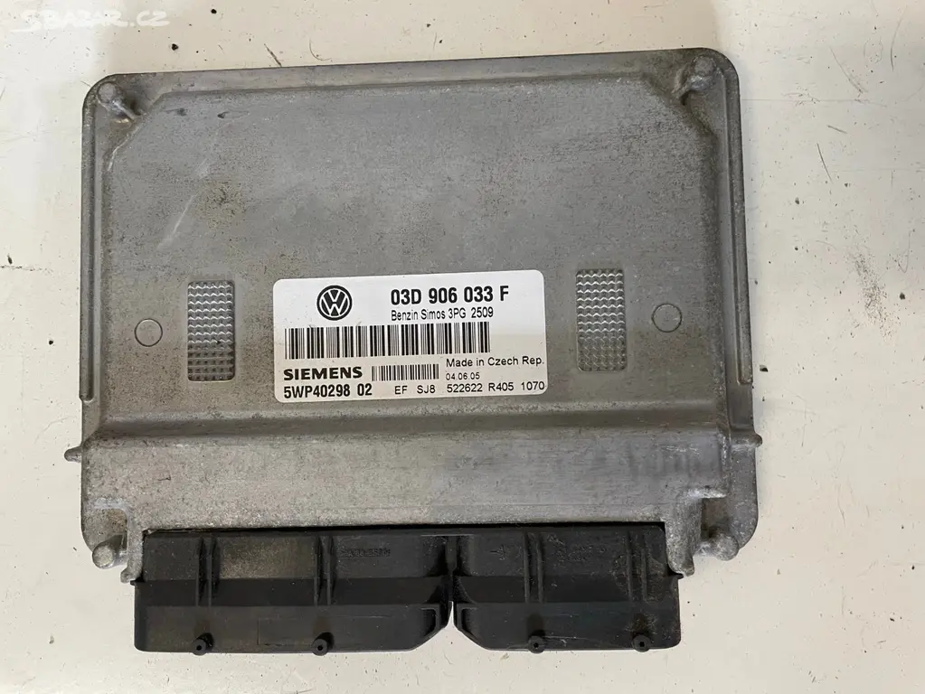 Jednotka motoru Škoda Fabia 1,2 HTP 03D906033F - Slaný, Lotouš - Bazar ...