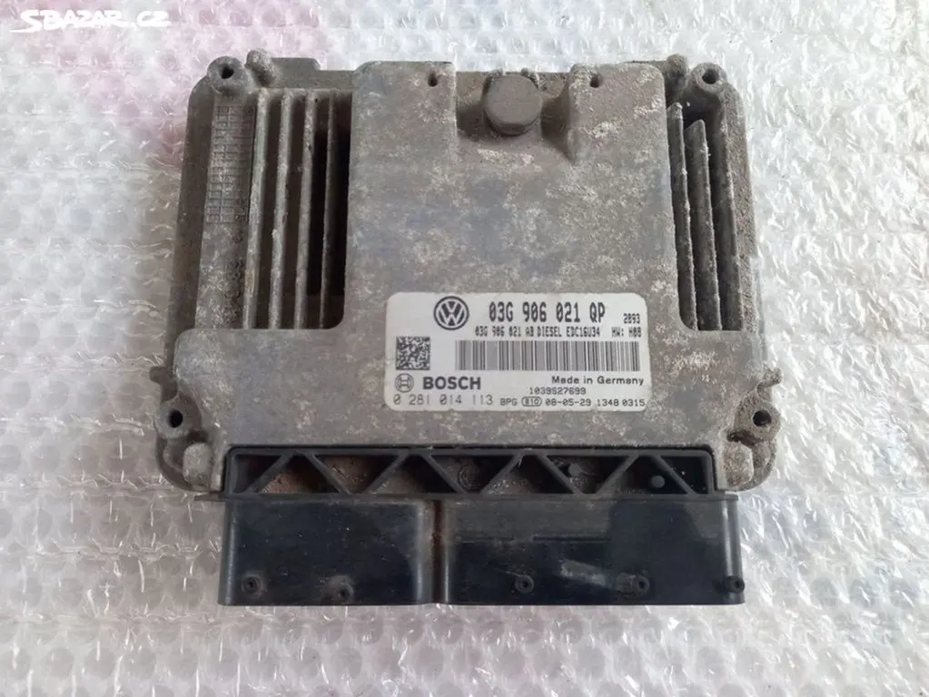 Jednotka motoru Škoda Superb II 2.0 TDI 03G906021Q - Petrohrad - Bazar ...