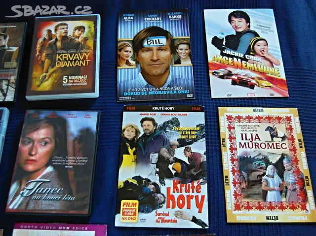 sada originálních DVD ( filmy ) č.1 - Šestajovice - Bazar - Sbazar.cz