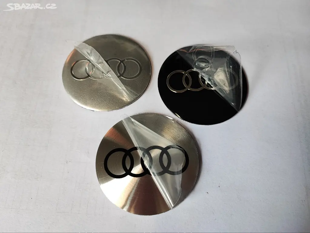 Vypouklé 3D znaky loga poklicovky Audi 56mm. - Volary - Bazar - Sbazar.cz