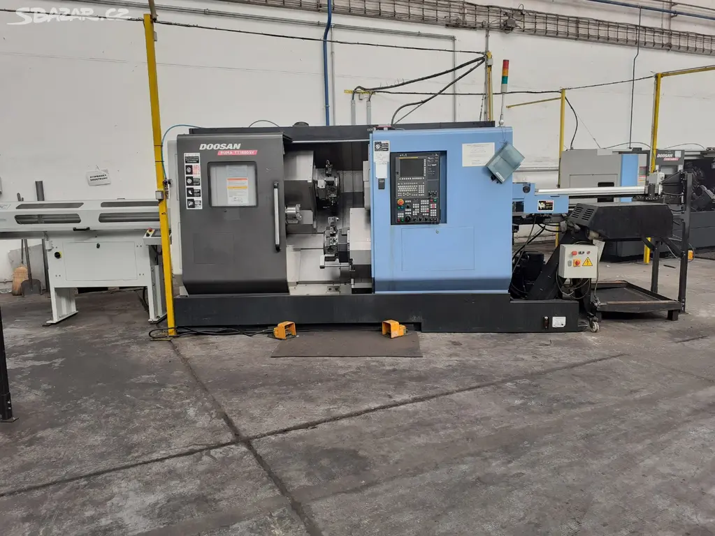 Soustruh cnc Doosan Puma TT 1800 SY+ podavač - Teplice - Bazar - Sbazar.cz