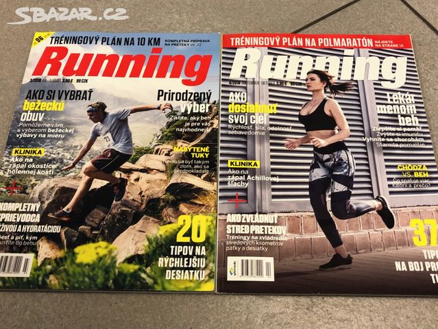 2x časopis Running - Praha - Bazar - Sbazar.cz