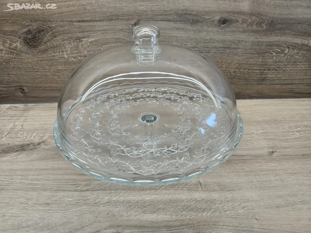 Ikea servírovací podnos, stojan s víkem, skleněný. - Praha - Bazar ...