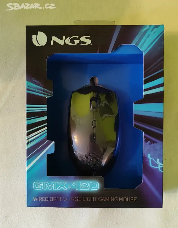 Myš NGS GMX - 120, S kabelem, podsvětlená, nerozb - Praha 11 - Bazar - Sbazar.cz