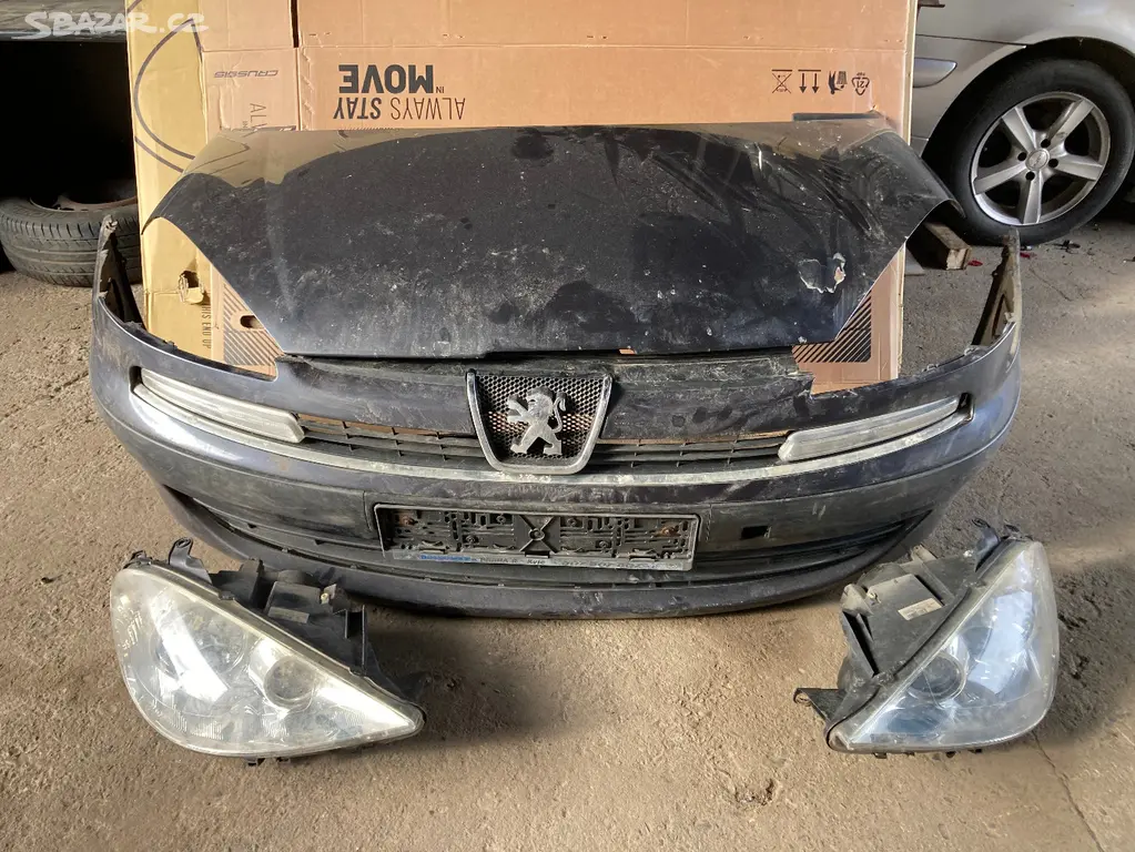Peugeot 807 Kapota-Nárazník-Svetlomety - Suchodol - Bazar - Sbazar.cz