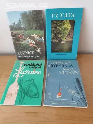 Vodácká mapa Vltavy, Lužnice - Děčín - Bazar - Sbazar.cz