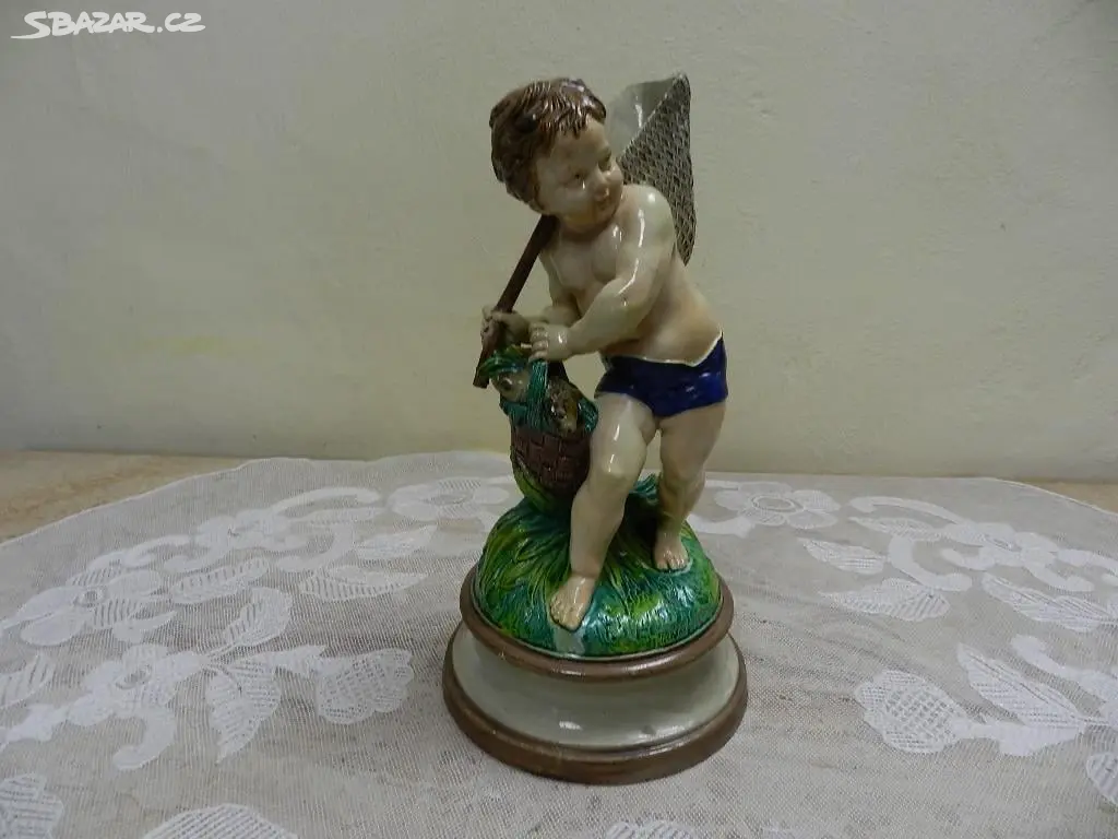 Socha Putti Malý Rybář Radler Pilz Wien RU - Praha - Bazar - Sbazar.cz