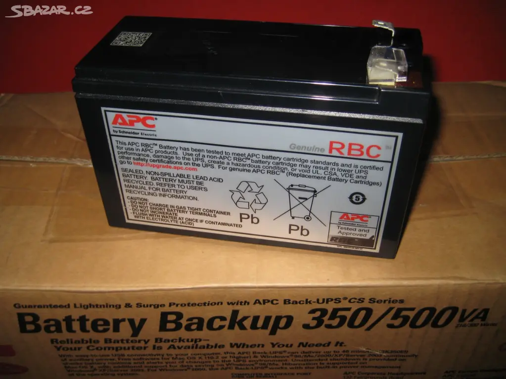 Baterie APC RBC2 12V/7Ah, nová. - Rýmařov - Bazar - Sbazar.cz