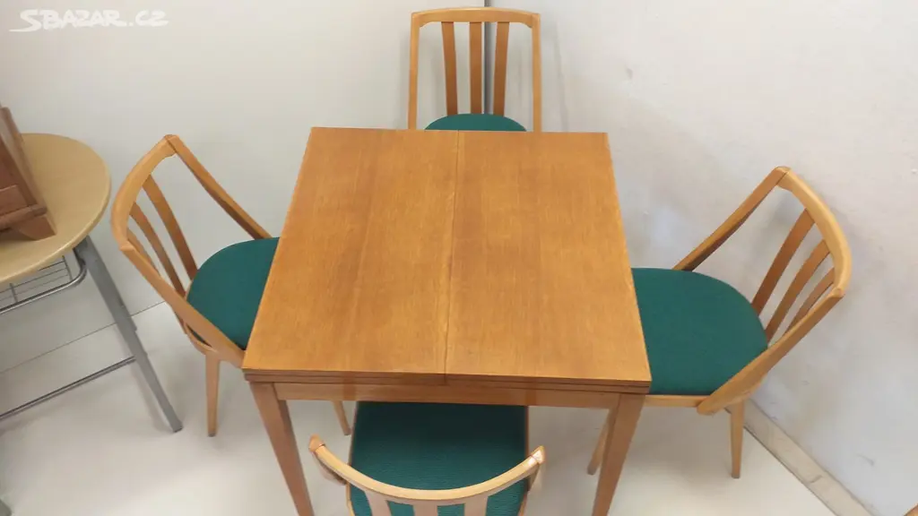 Retro zidle Šuman, stůl. - Přerov - Bazar - Sbazar.cz